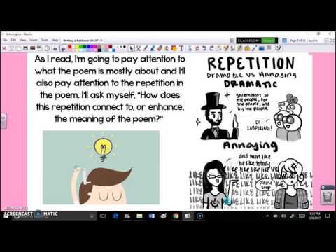 Pantoum Writing Intro