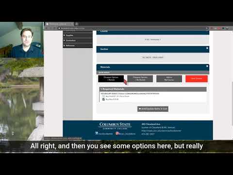 How to find Vocab 1 textbook on CSCC bookstore site (En)