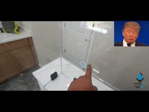 Bathroom Remodel - Frameless Shower Door