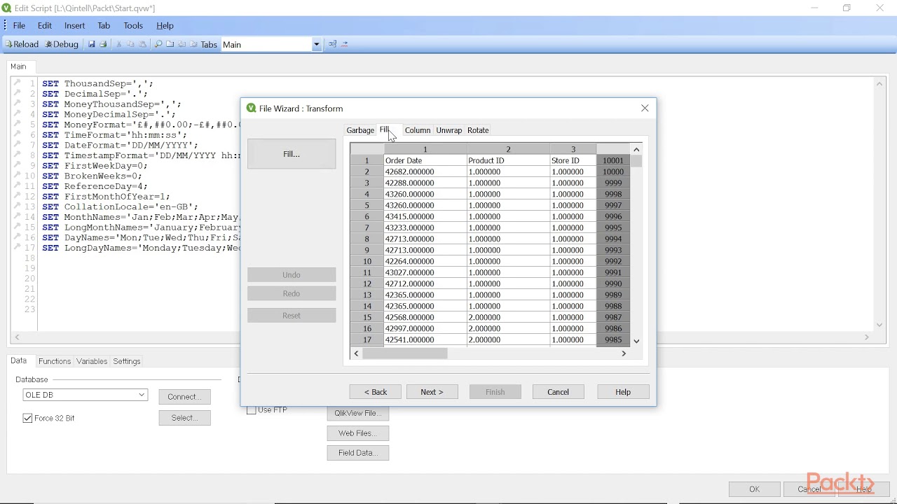 Mastering Data Visualization with QlikView : Loading Data Into Our Model | packtpub.com