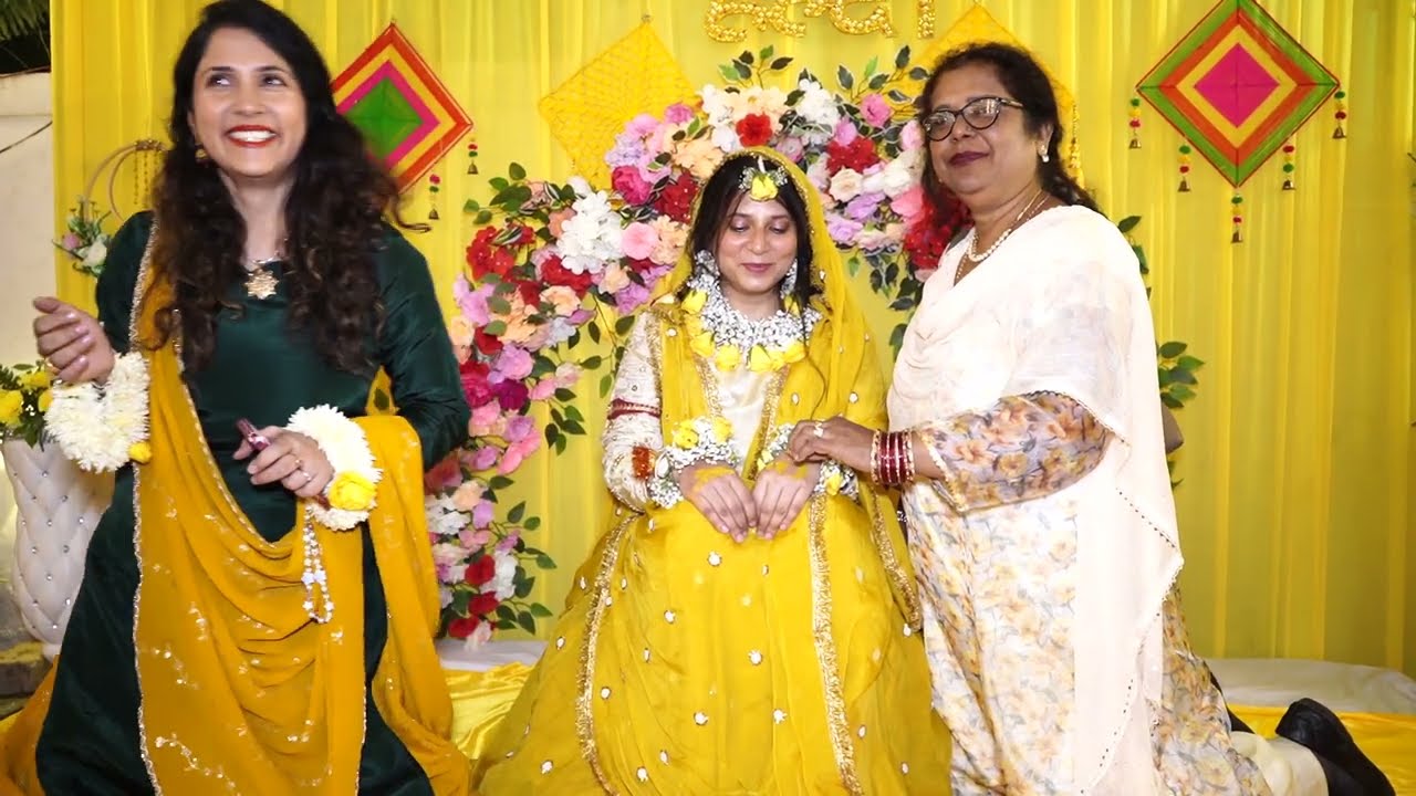 Muslim Haldi & Mehndi Ceremony in Lukerganj Prayagraj | Best Haldi Video Muslim Function by Imagic