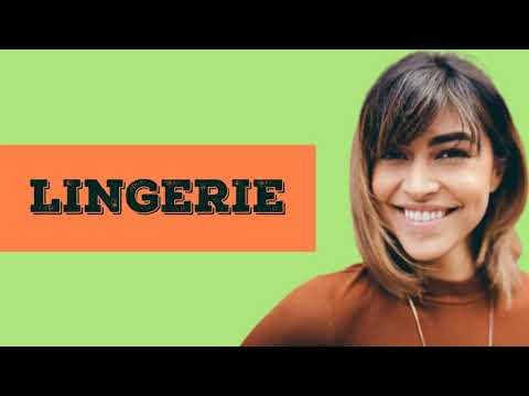 How to Pronounce Lingerie in English + Lingerie Meaning