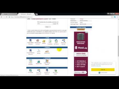 FLOTECH TUTORIAL: Create MySQL Database on 000Webhost