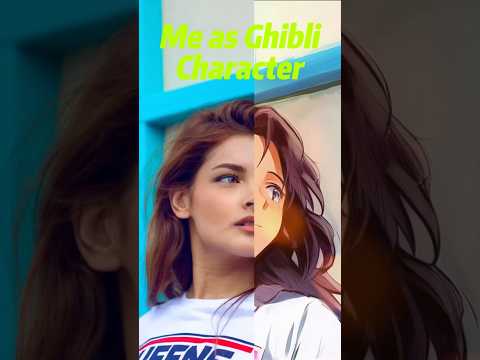 Me as Ghibli character 🐾#hypic #ghibli #anime #ai #photoideas #fypシ