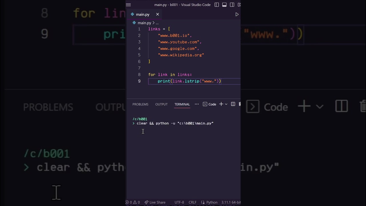 EASY Python Mistake!! #python #programming #coding