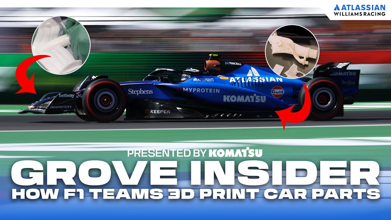 How F1 Teams 3D Print Car Parts Overnight!