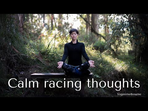 10-minute meditation to calm racing thoughts