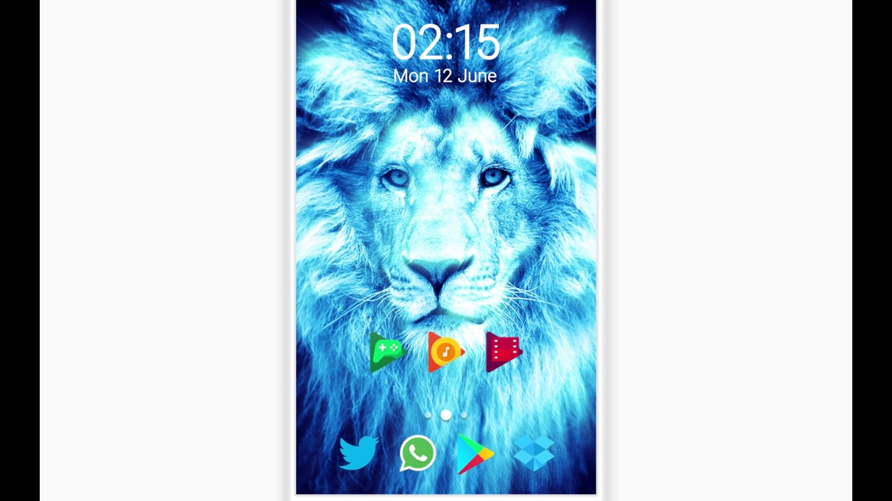 Neon Lion Live Wallpaper