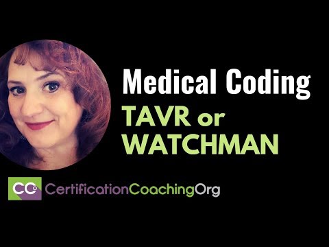 CPT Medial Coding for TAVR or WATCHMAN