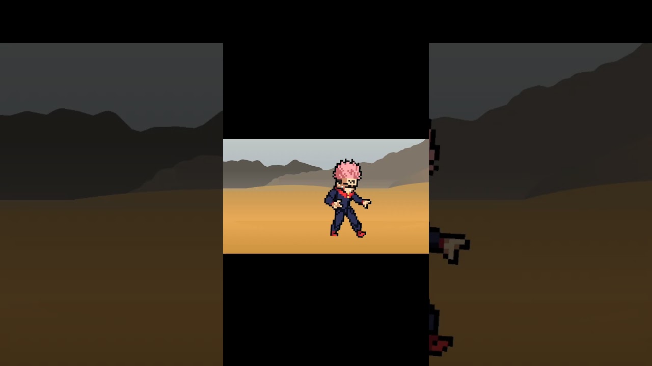 Sukuna vs Luigi test #jjk #mario #luigi #animation #sticknodes