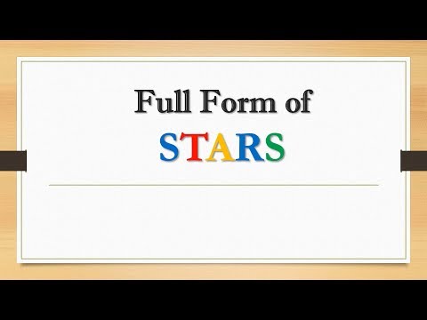 Full Form of STARS || Did You Know?