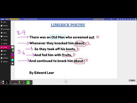 Limerick Poetry Example