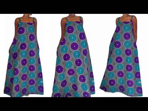 How to Make Simple Maxi Dress Tutorial