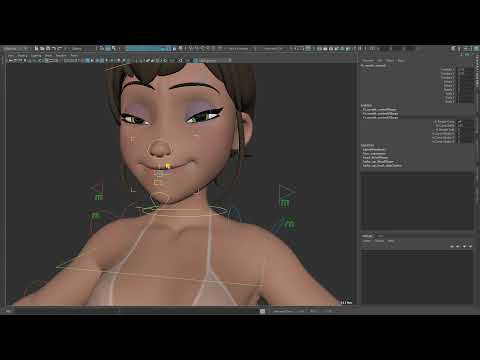 Woman Rig (Maya) by Artem Dubina