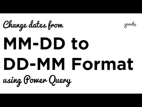 Ubah tanggal dari mm dd ke dd mm Format dan Sebaliknya