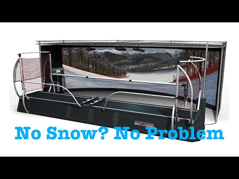 Practice Skiing and Snowboarding all year round with the SkiCosmos