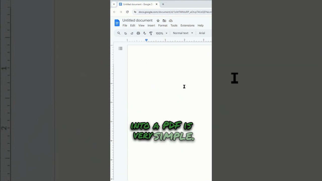 How to Save a Google Doc as a PDF