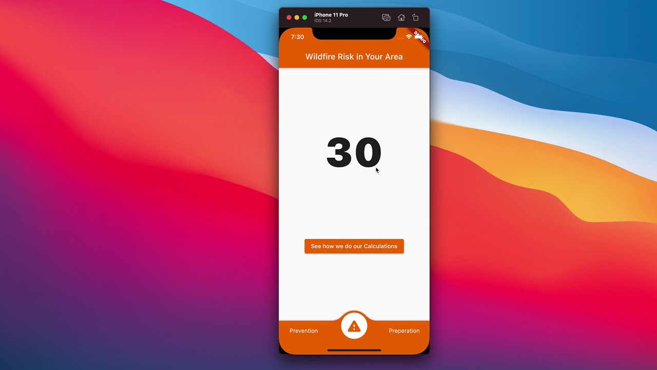 Wildfire Calculator - WWPHacks 2020 Project - Team Watt