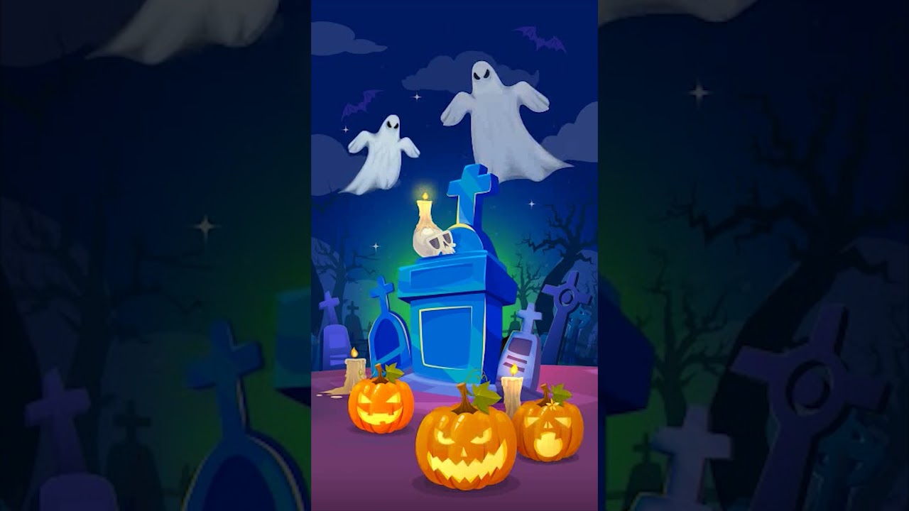 Halloween neon party anime Animated