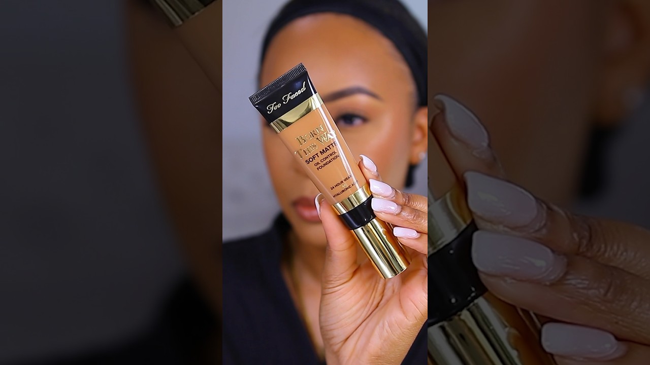 TRYING THE TOO FACED SOFT MATTE FOUNDATION | Fayy Lenee Shorts