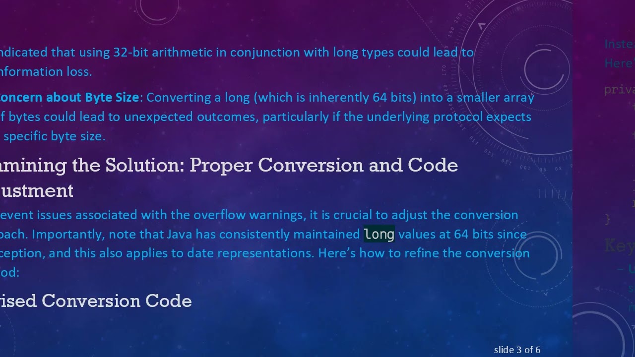 Understanding Overflow Warnings for Long to Integer Conversions in Java