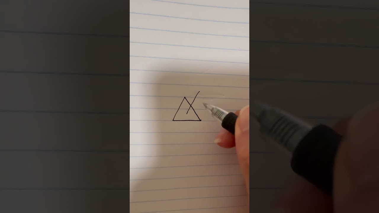 How to Draw a 3D Triangle
