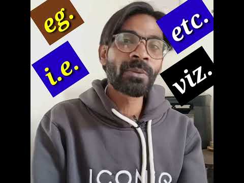 Full form of etc | full form of ie | full form of eg and viz. | Zulfiqar Mohammadi English