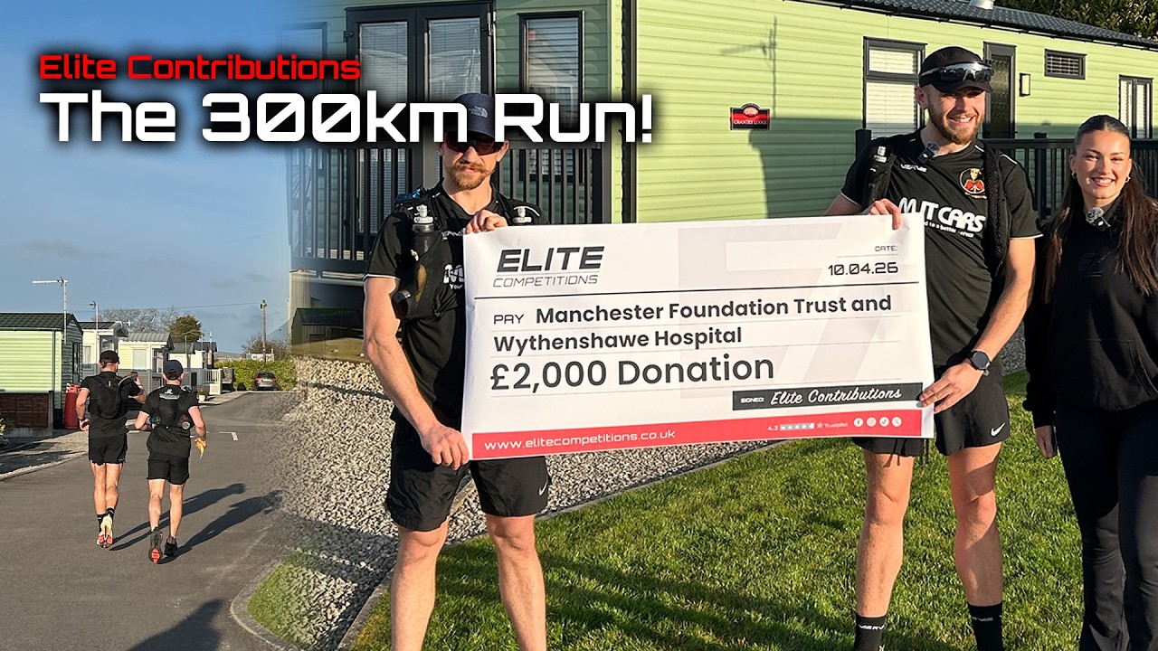 He’s Running 300KM to Give Back ❤️