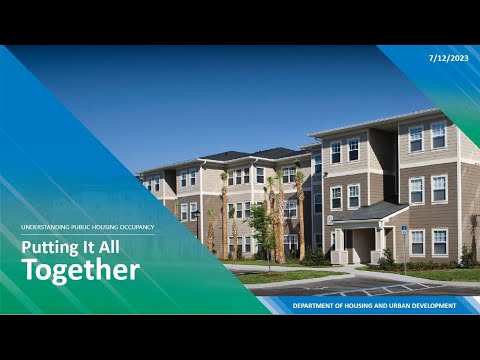 PHA Occupancy Webinar Series: Understanding Public Housing Occupancy