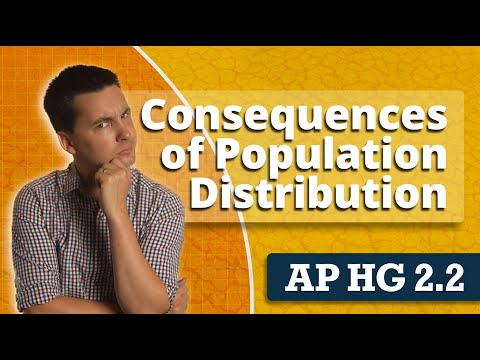 Consequences of Population Distribution [AP Human Geography Review Unit 2 Topic 2]