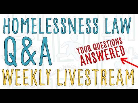 Homelessness Law Q&A Livestream 19th June 2025