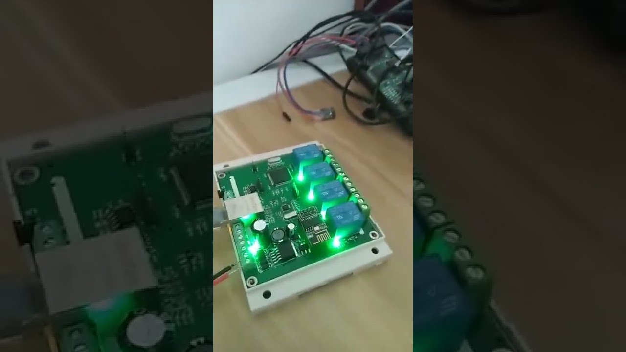 ESP32 openHAB RS485 TCP UDP, temporizador de 4 canales, IP Watchdog