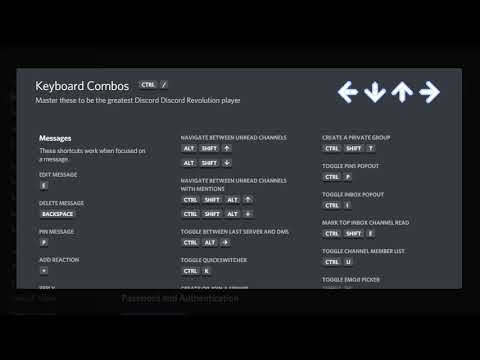 Discord "Keyboard Shortcuts" easter egg melody