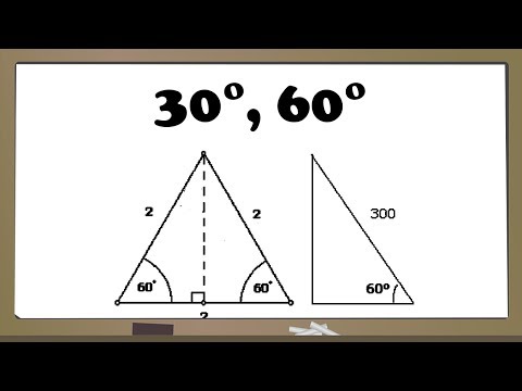 Funciones trigonométricas de 60 y 30 grados