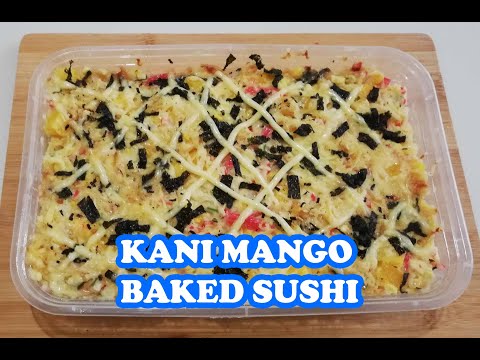 Kani Mango Baked Sushi/ Quick and Easy Baked Sushi/ Baked Sushi in a Microwave