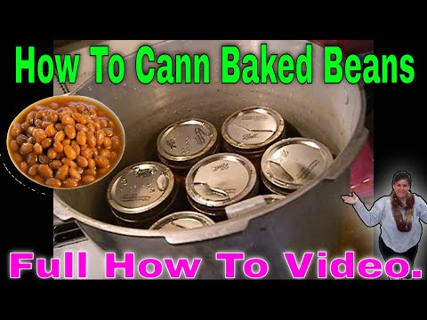 how To Cann BAKED Beans With Bacon! Full HOW TO Video Canning 101 - Homestead Tessie