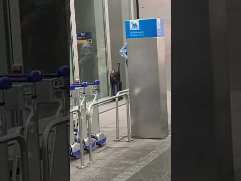 Using Luggage Cart(Trolley) isn't Free! just like Restrooms!! Frankfurt airport✈️🇩🇪🇪🇺