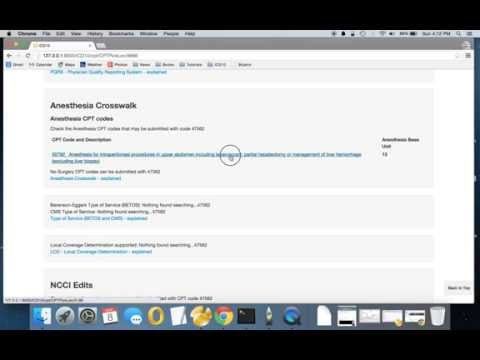 ICD-10 Crosswalk between Anesthesia and Surgery codes with ICD10Doc.com