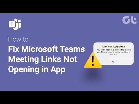 How To Fix Microsoft Teams Meeting Links Not Opening in App | Teams Meeting Links Not Working?