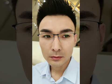 FONEX Titanium Alloy Glasses Frame Men Square Myopia Prescription Eyeglasses