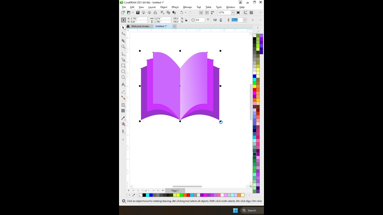 Coreldraw Tutorial - Book Logo Design ideas For More Tips