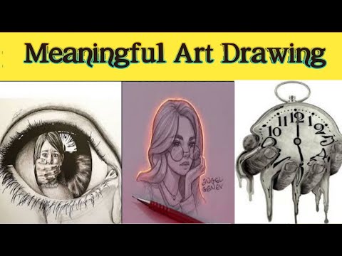 Pictures (Without Text) With Deep Meaning of Life & Society [2022] |drawing art with deep meanings