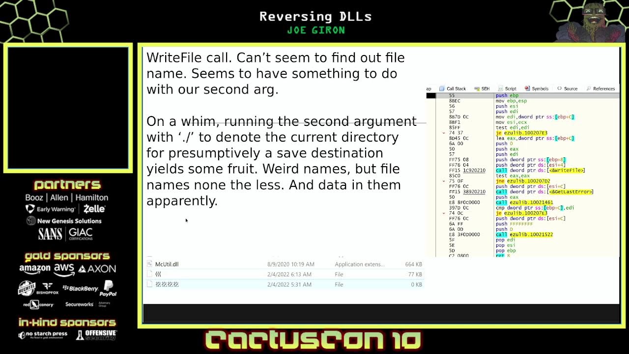CC10 - Reversing DLLs