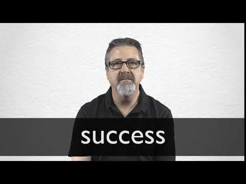SUCCESS - Meaning & Translations | Collins English Dictionary