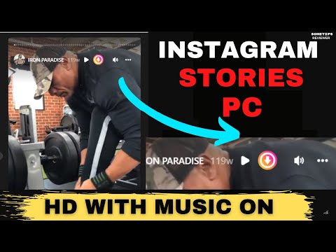How to download instagram Stories on pc !! Download Instagram STORIES in HD with Sound on PC chrome