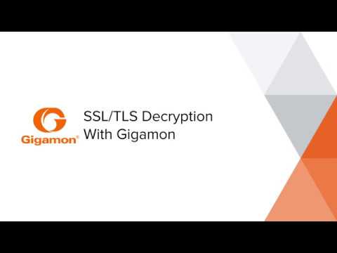 Video: SSL/TLS Decryption With Gigamon