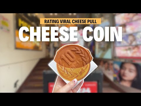 Rating VIRAL Cheese Coin in Japan! 🧀 Ultimate MUST TRY Cheese Pull! 😱