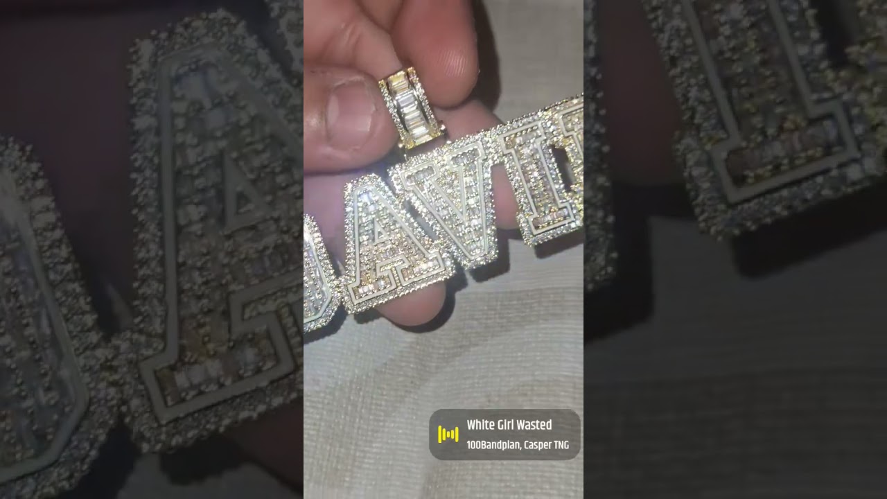 shop Gld university font pendant