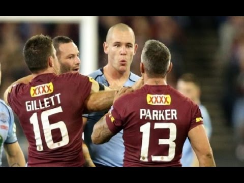 David Klemmer State of Origin 2015 BIG HITS!!!