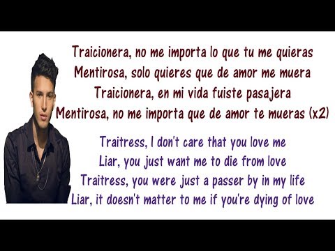 Sebastián Yatra - Traicionera Lyrics English and Spanish - Translations & Meaning - Letras en ingles